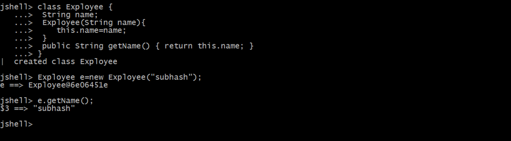 Java 9 Jshell Example – Java Developer Zone