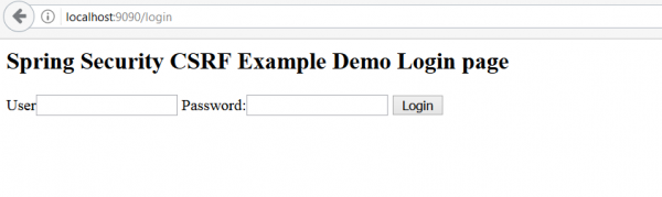 Spring Security csrf example – Java Developer Zone
