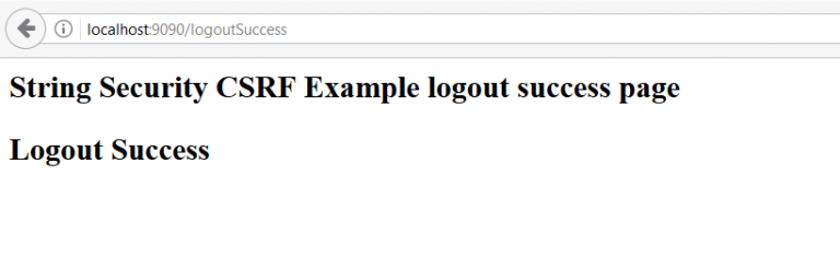 Spring Security csrf example – Java Developer Zone