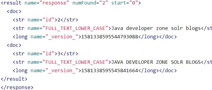 Solr case insensitive indexing/searching – Java Developer Zone