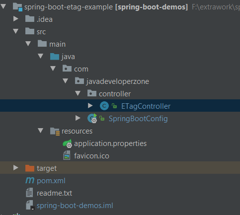 spring boot etag header example - Java Developer Zone