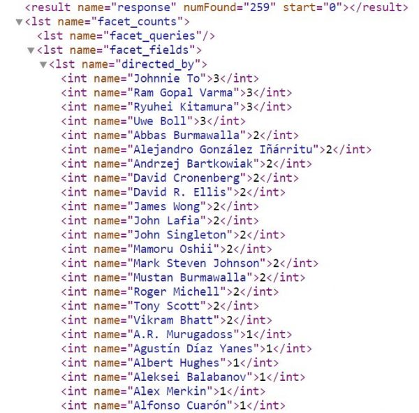 Solr Field Value Faceting Example – Java Developer Zone