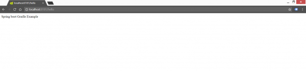 Spring Boot Gradle Example Java Developer Zone