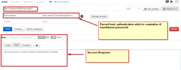 Spring security 5 in-memory Basic Authentication Example – Java Developer Zone