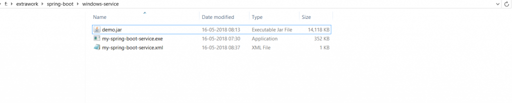 Spring boot as windows service – Java Developer Zone