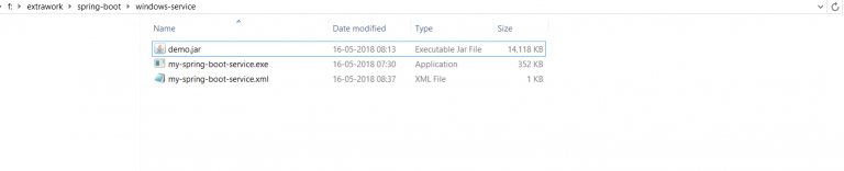 Spring boot as windows service – Java Developer Zone