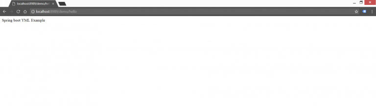 spring boot yml properties example – Java Developer Zone
