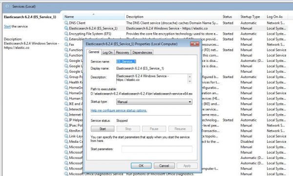 Elastic Search as Windows Service – Java Developer Zone