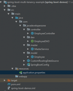 Spring boot JPA Multi Tenancy example – Java Developer Zone