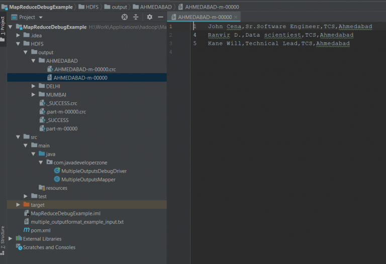 Debug Hadoop Map Reduce Code – Java Developer Zone